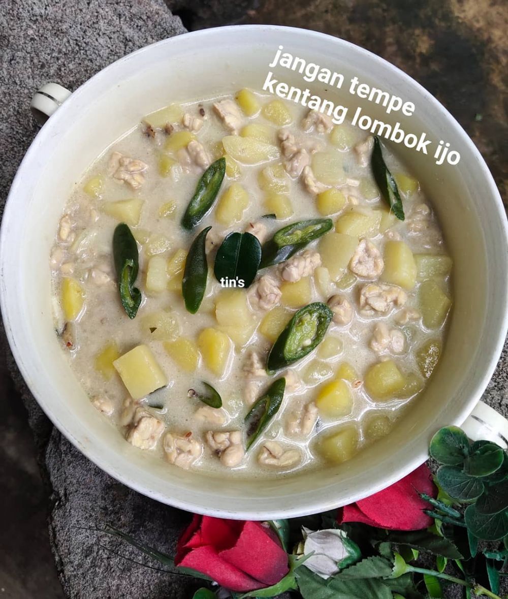 Sayur kentang tempe - Kumpulan Resep Masakan
