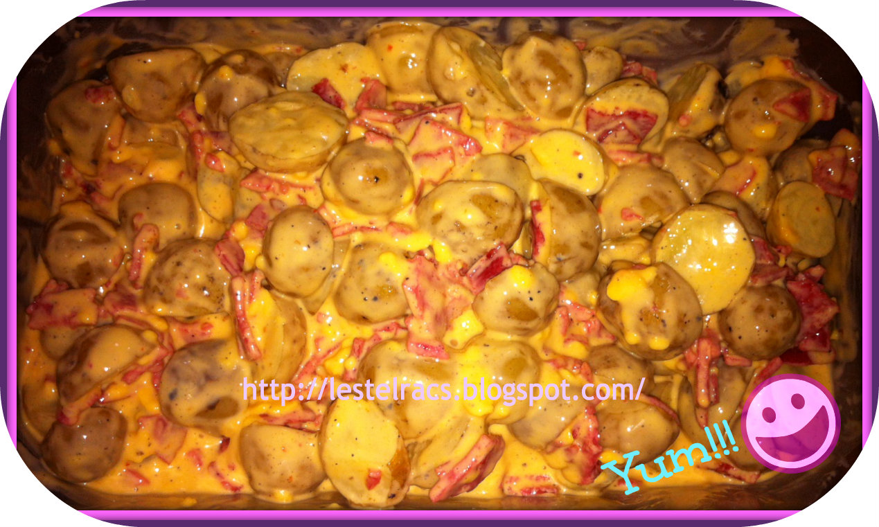 sanity...(fades): My Potato Marbles with Ham and Cheese Recipe