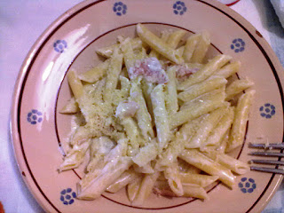 Penne panna e prosciutto | Pomodori verdi fritti