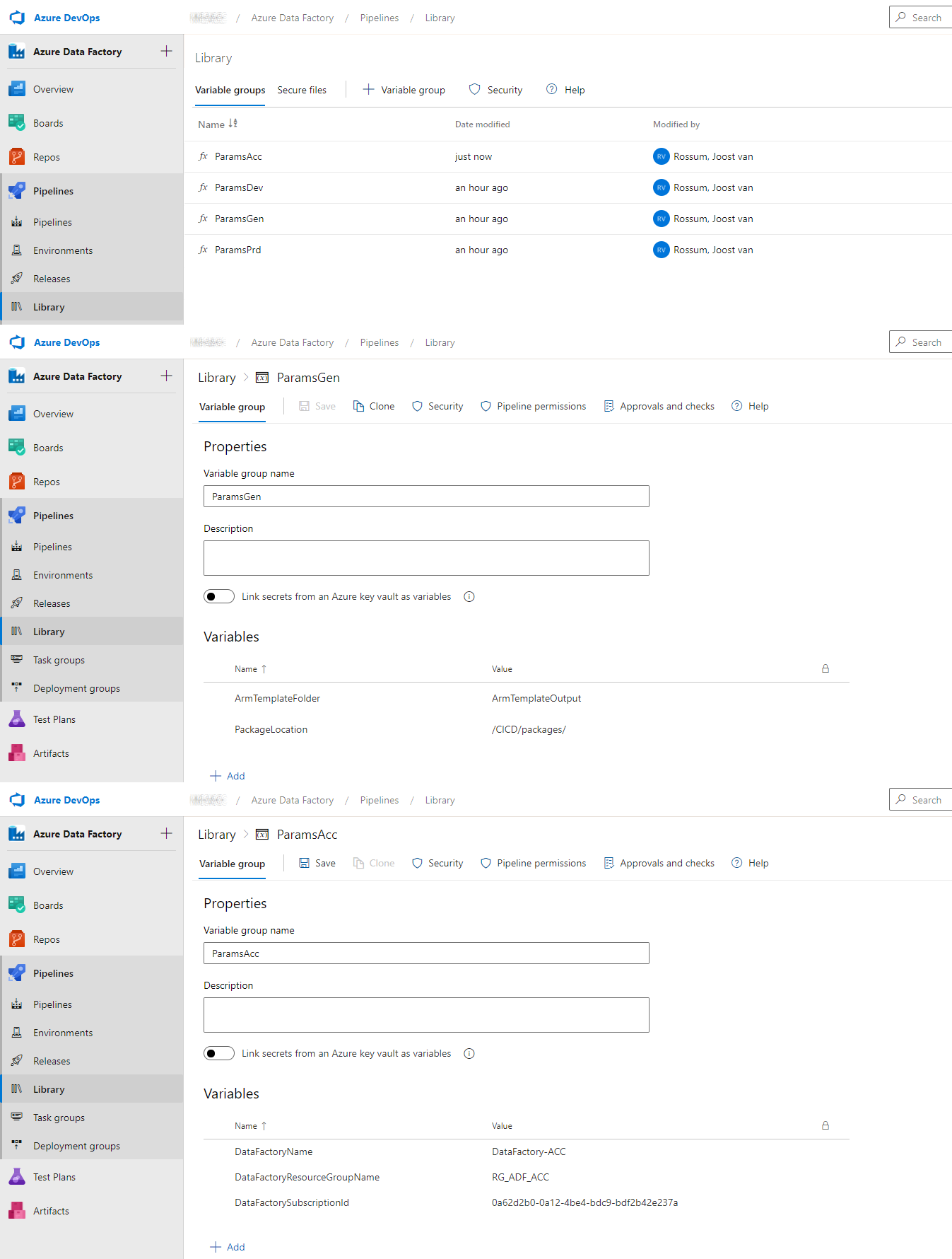 Microsoft BI Tools: ADF Build - Create YAML CICD Pipeline - part 1