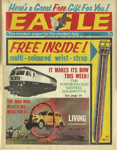 Boys Adventure Comics: UPDATED: Eagle comic free gifts