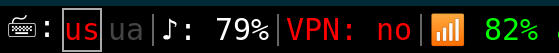λ-Files: Keyboard layout indicator for i3 with i3status