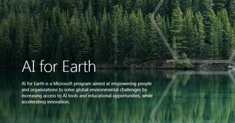 Microsoft to broaden AI for Earth programme, pledges $50 billion