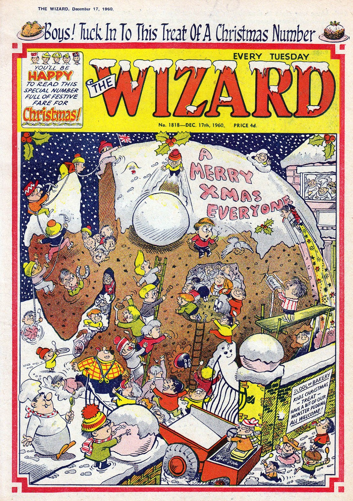 BLIMEY! The Blog of British Comics: Christmas comics: THE WIZARD (1960) BLIMEY! The Blog of British Comics: Christmas comics: THE WIZARD (1960)
