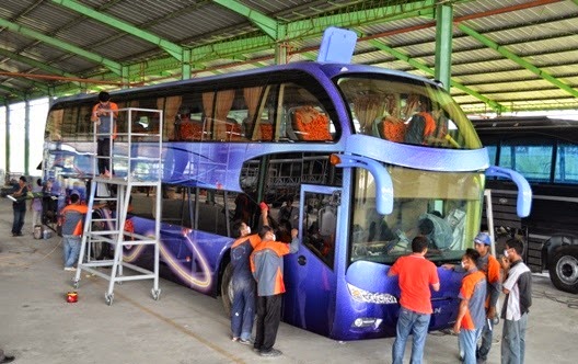 Proses Pembuatan Bus Tingkat MAN R37 Di Karoseri Nusantara Gemilang