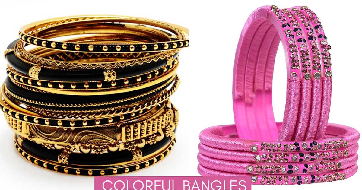 Colorful Fashionable Bangle Designs For Women And Girls 555
