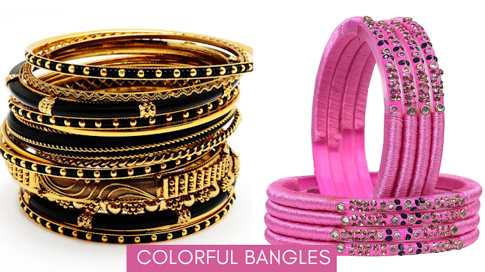 Colorful Fashionable Bangle Designs For Women And Girls 555