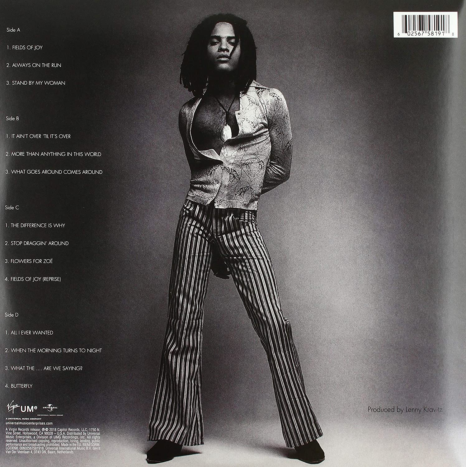 Classic Rock Covers Database: Lenny Kravitz - Mama Said (1991)