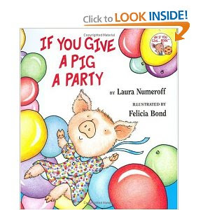 Izzie, Mac and Me: If You Give A Pig A Party with Printables!