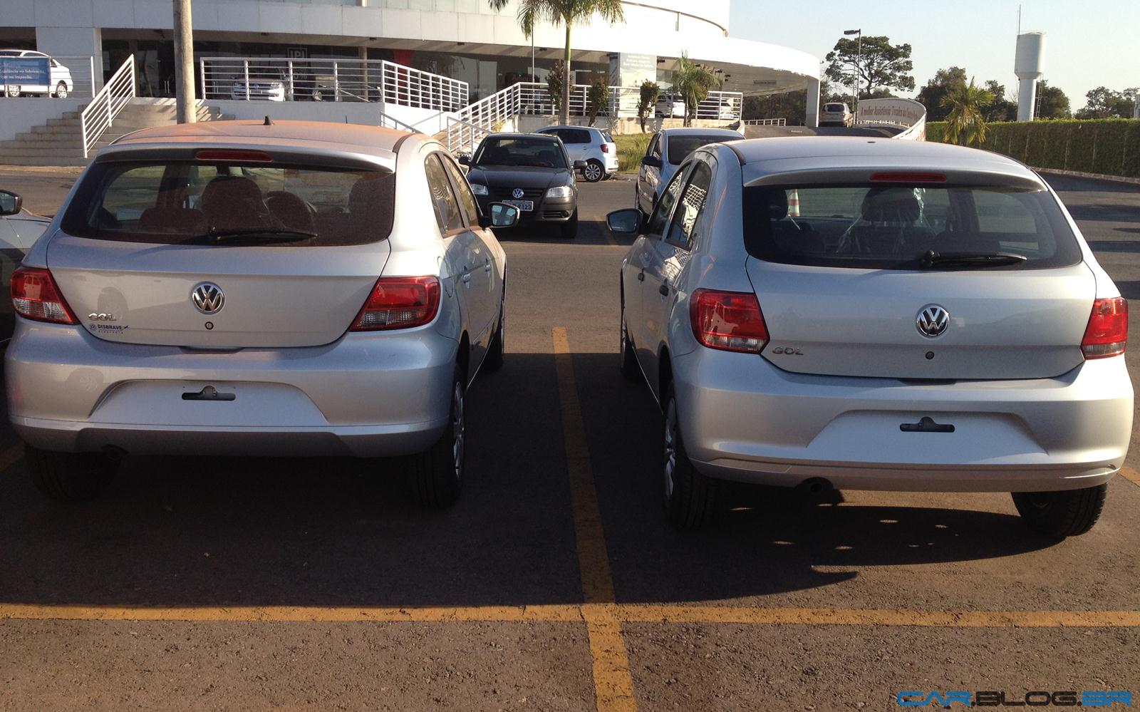 Volkswagen Gol G5 x G6 - diferenças de estilo