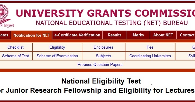 UGC NET : Pattern and Subjects ~ FOCUSS ACADEMY STUDY PORTAL