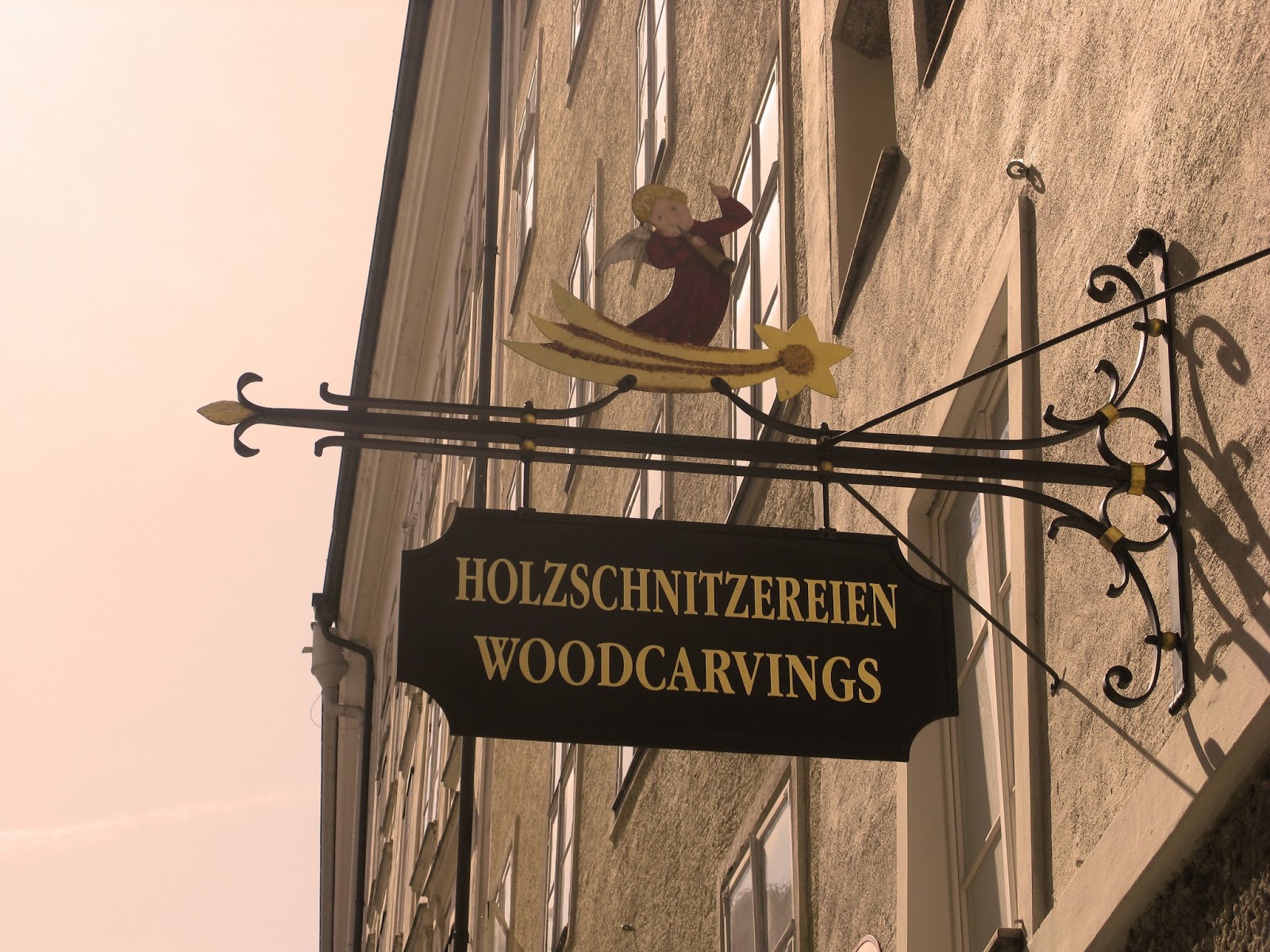 Sara Kahn: Hanging Shop Signs Salzburg