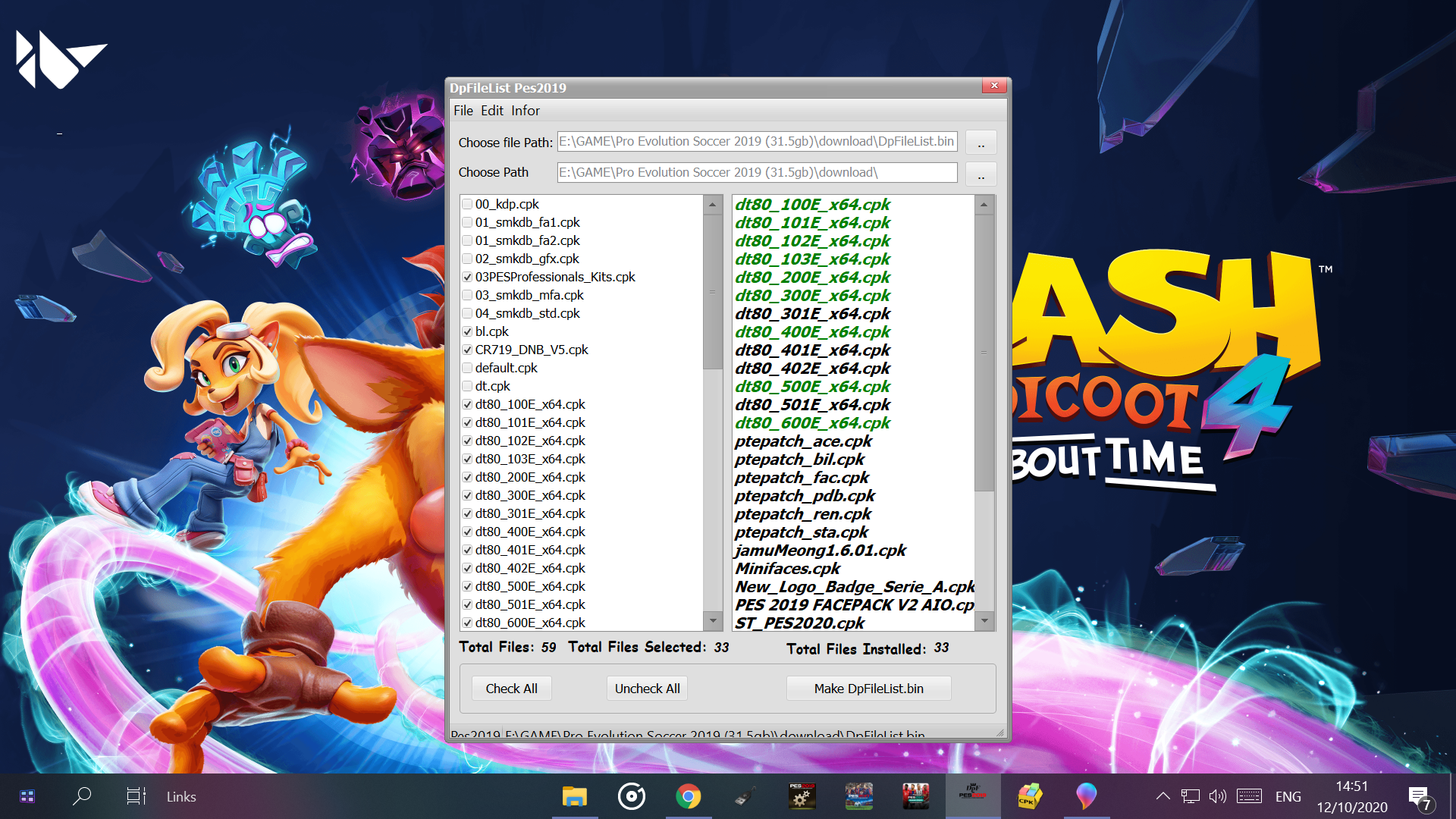 PES 19 - GRAPHIC MENU PES 2021