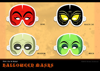 Papercraft - Halloween Masks - Papercraft4u | Free Papercrafts, Paper ...