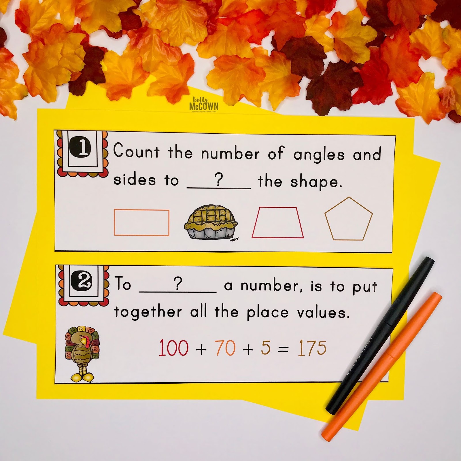 Kelly McCown: Math Centers Writing Prompts