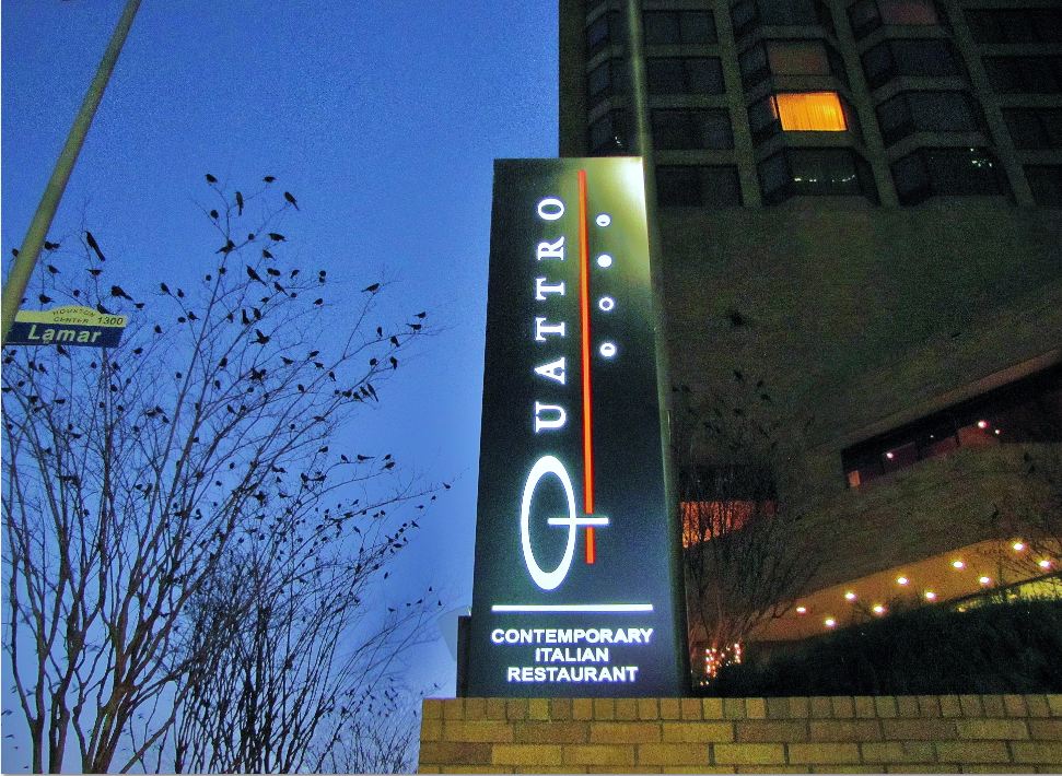 Houston in Pics: Quattro Ristorante Vinoteca in Downtown Houston at the