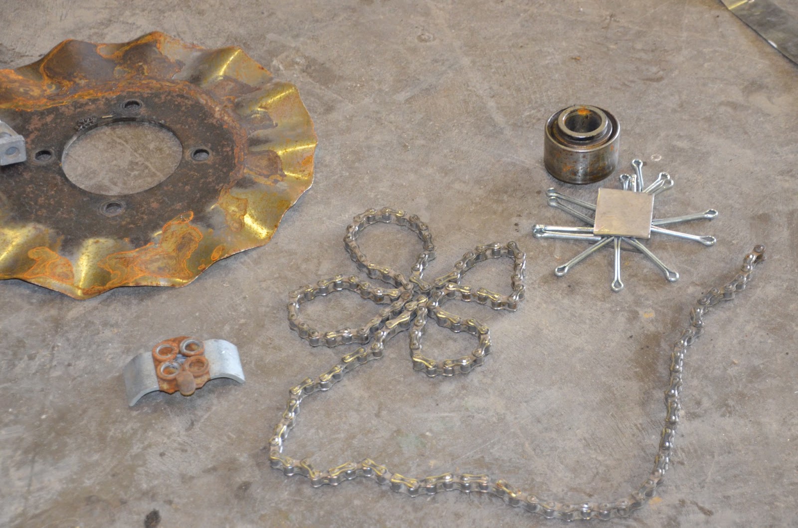 Our Crazy Crafty Life: Our "Bucket of Junk" project