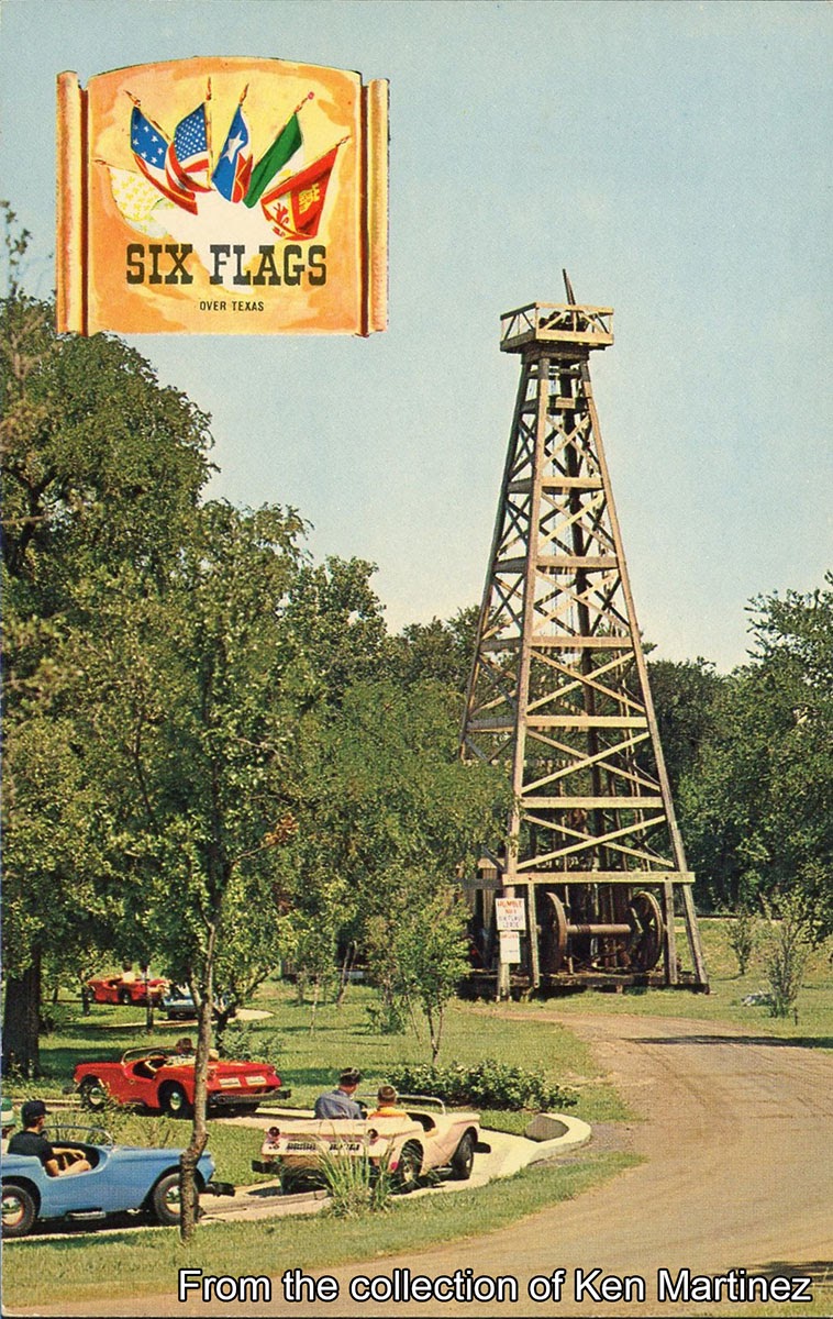 GORILLAS DON'T BLOG: More Vintage Postcards From Six Flags Over Texas