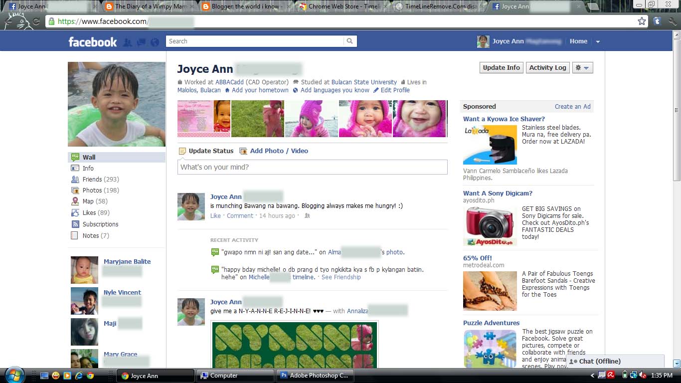 Facebook Profile Layout Timeline
