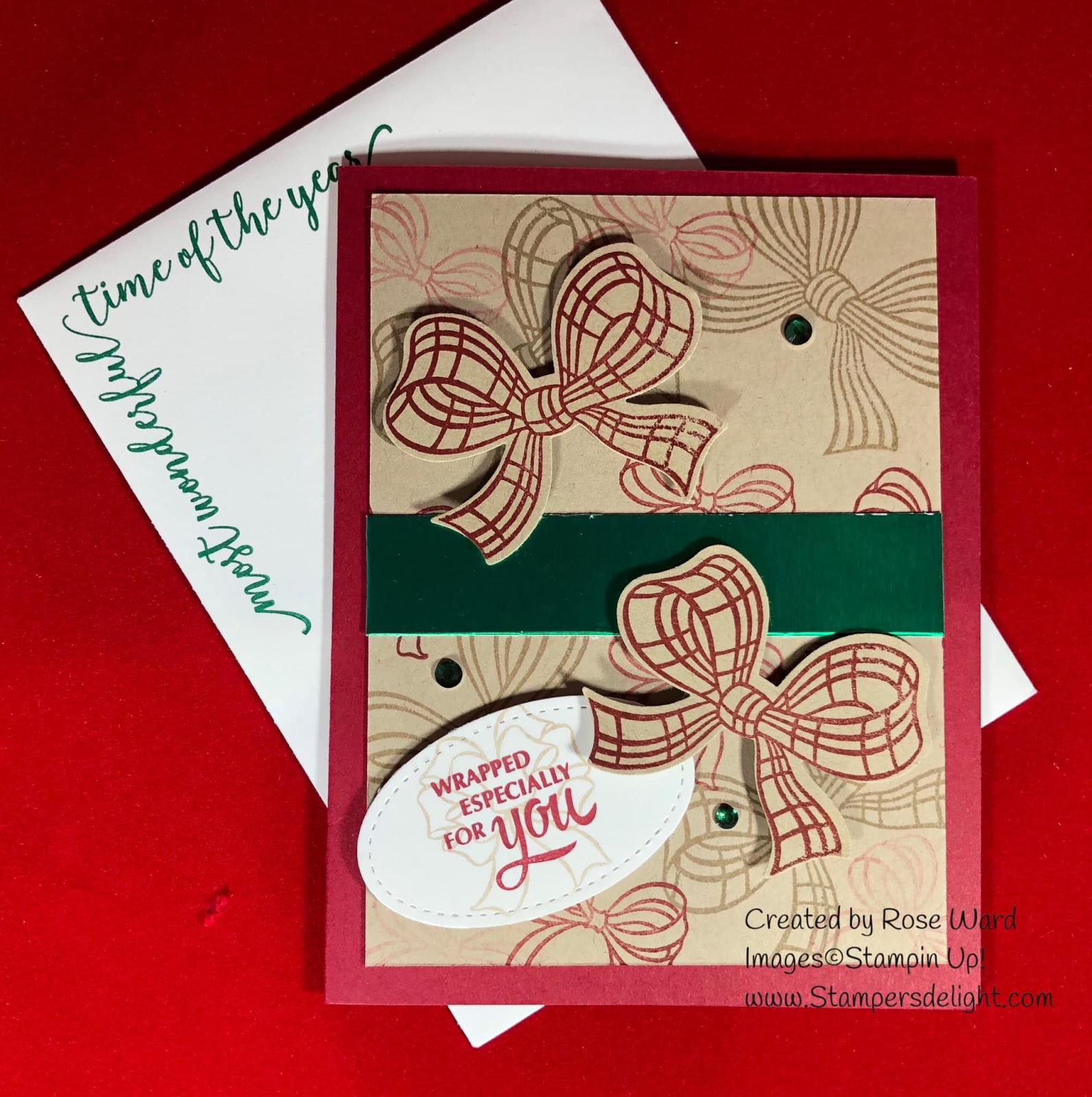 Stampersdelight: Gift Wrapped Bundle Samples and Tutorial