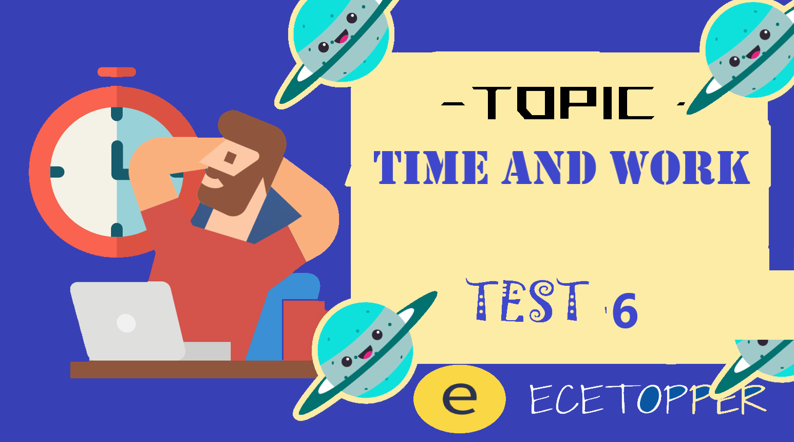 Aptitude MCQ TEST with Solutions and Explanations Topic -Time and Work ...
