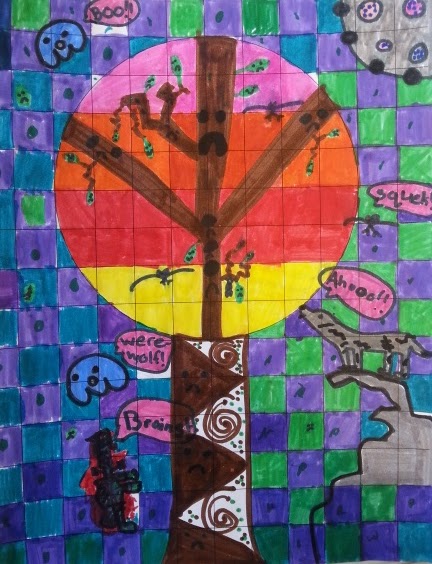 a faithful attempt: Circle Grid Trees