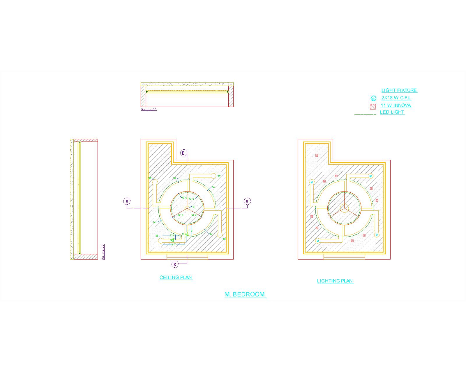 Interior Designer: 2d autocad Drawings