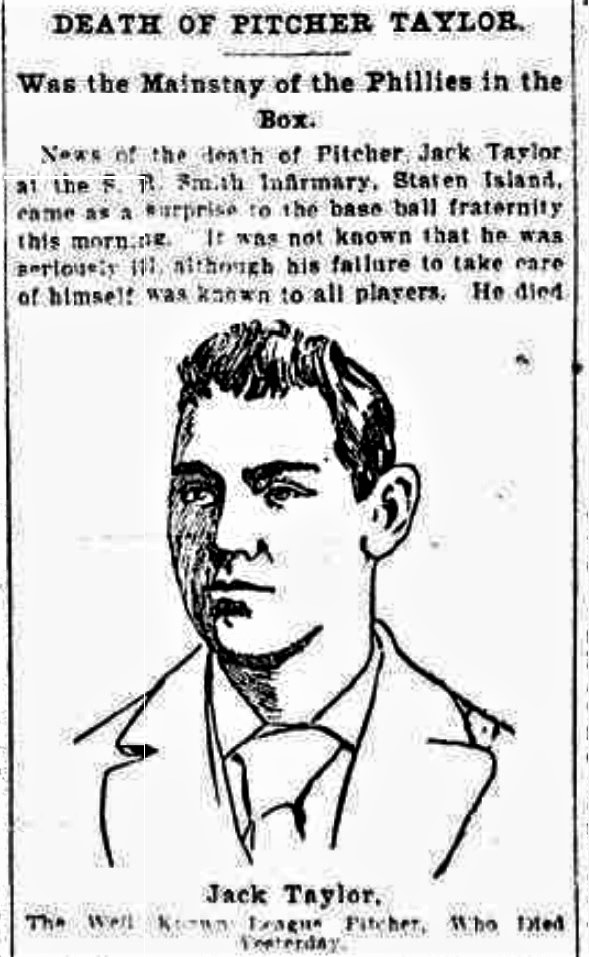Philly & Stuff: John Besson "Brewery Jack" Taylor - Phillies - 1873-1900
