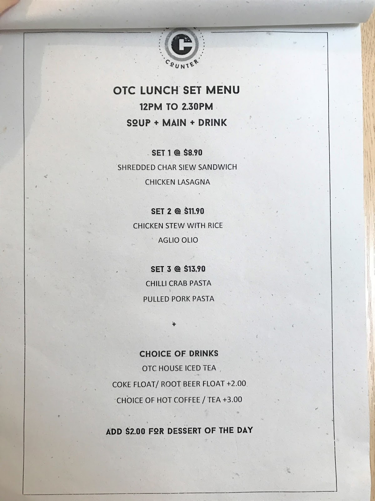 OTC Cafe at National Library | ♕ HerPenandFork