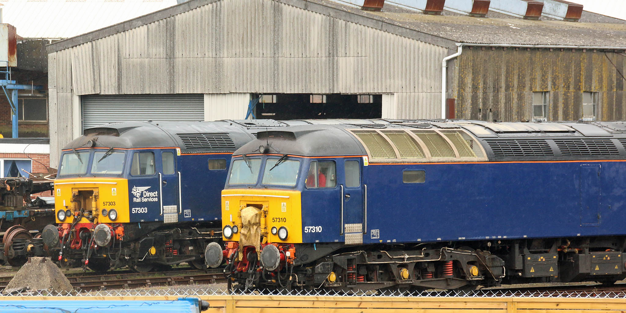 47s and other Classic Power at Southampton: 57310 returns to Derby ...