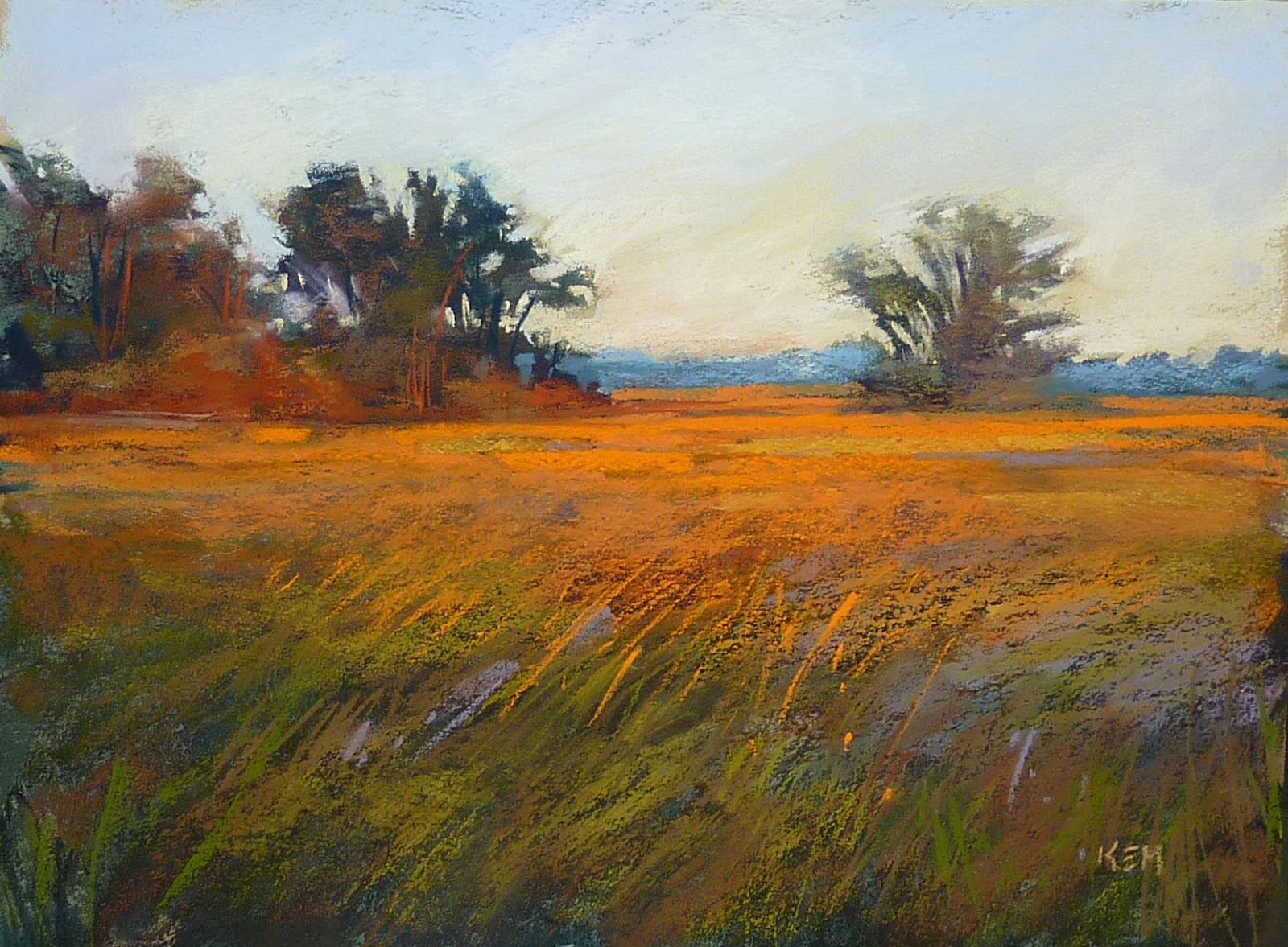 Painting My World: Choosing the Sky Color in a Landscape Painting