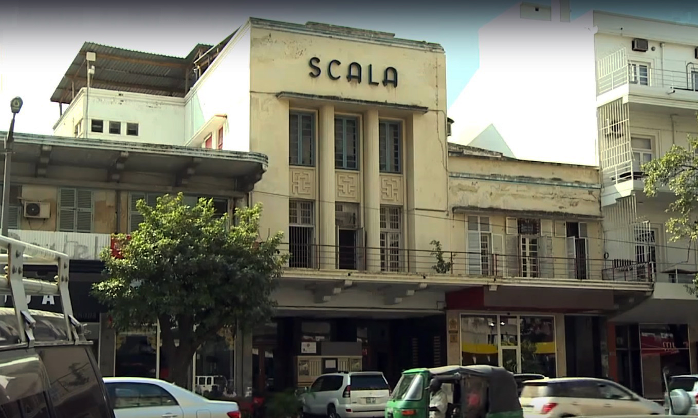 Cine Teatro Scala de Maputo de 1931 - sala interior e terraço