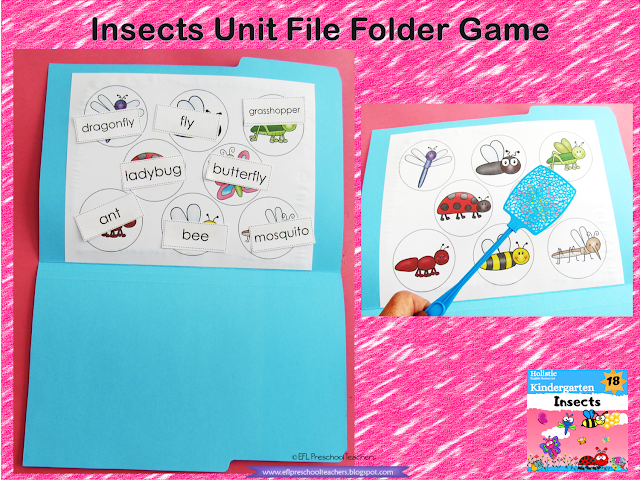 ESL/EFL Preschool Teachers: Insects Unit Games for Teaching ...