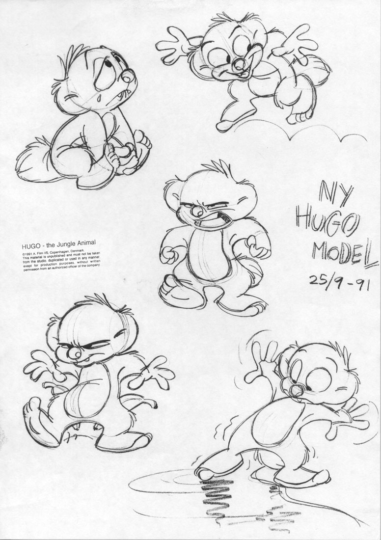 Dan Harder Animation: Hugo Character Design