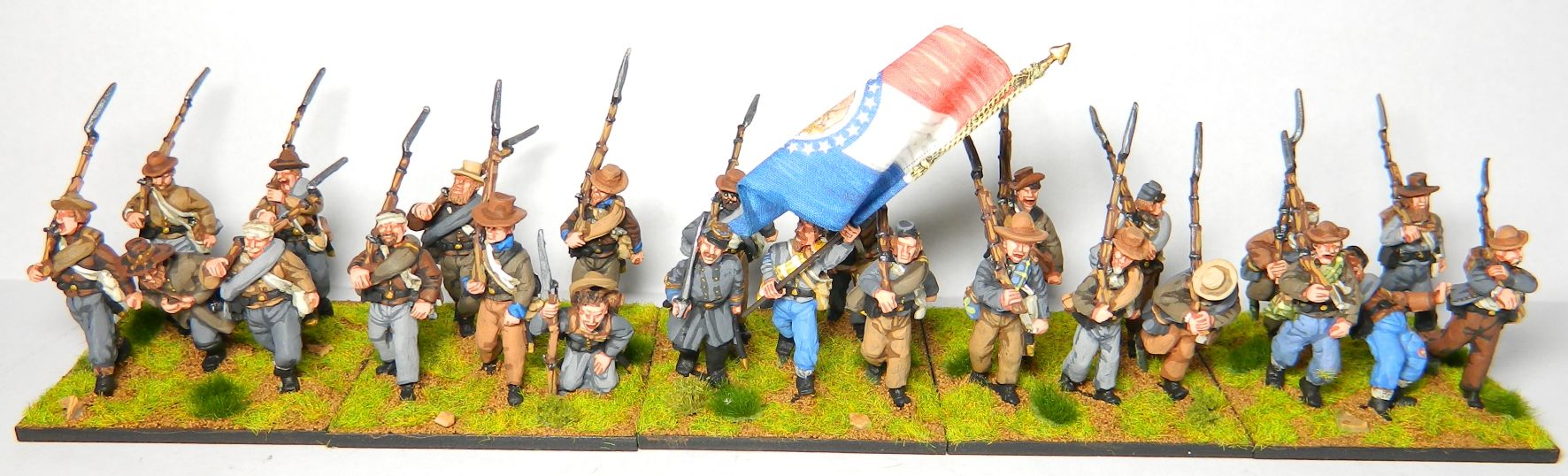MacPhee's Miniature Men: More 40mm ACW Rebel Infantry