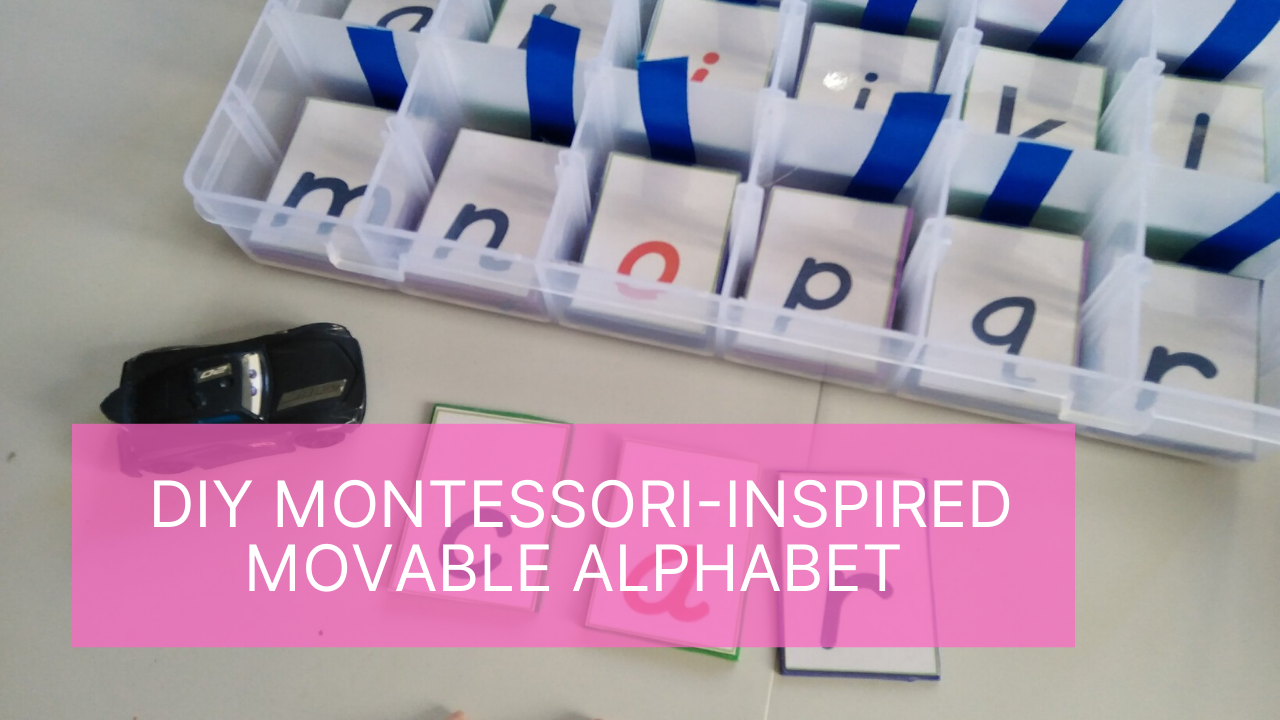 DIY Montessori-Inspired Movable Alphabet