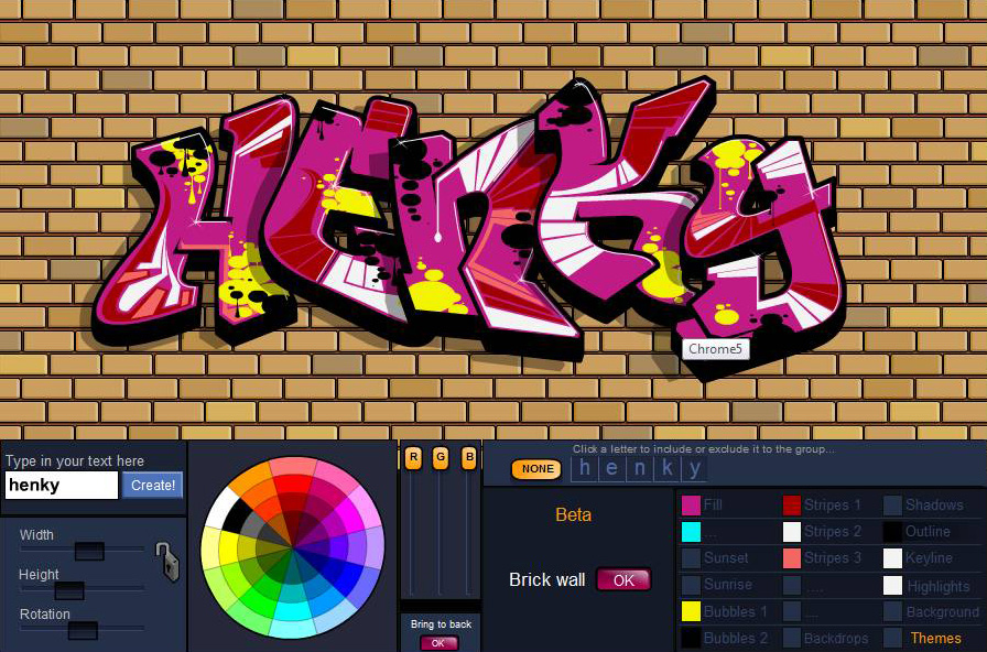 Hendry Hendranata ★: Desain Graffiti Menggunakan Graffiti Creator