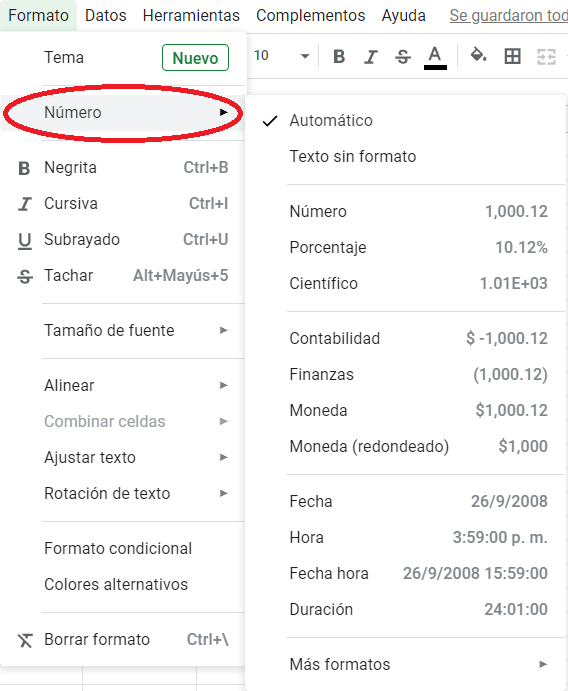 Hardware y Software en Enfermería: Tipos de datos y formateo de celdas