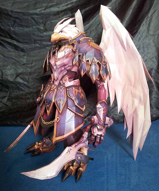 Avian Defender Paper Model | Paperized Crafts