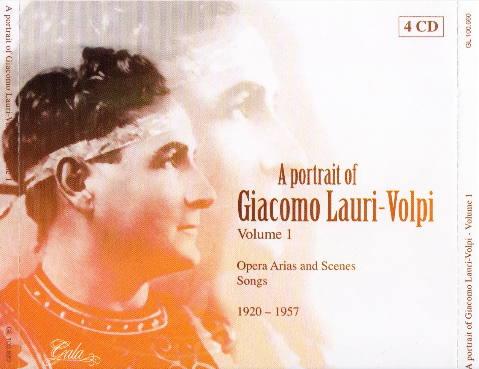 afina tus oidos: Lauri-Volpi Giacomo Tenor A portrait of 1920/57 Volume 1