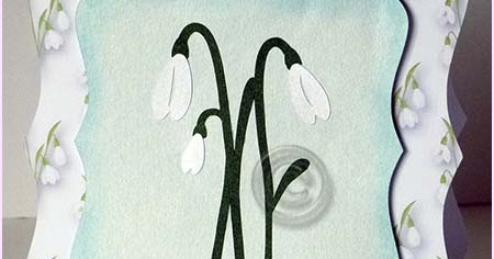 Shirley's Cards: Freebie Snowdrops Card & Holiday Notice