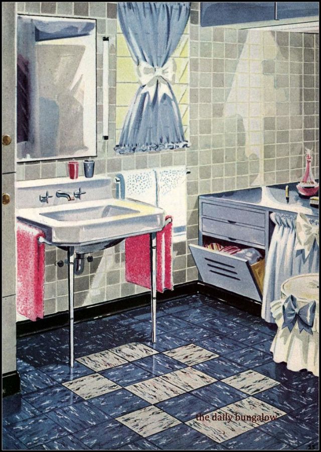 44 Cool Pics That Defined the Fifties Linoleum Styles ~ Vintage Everyday