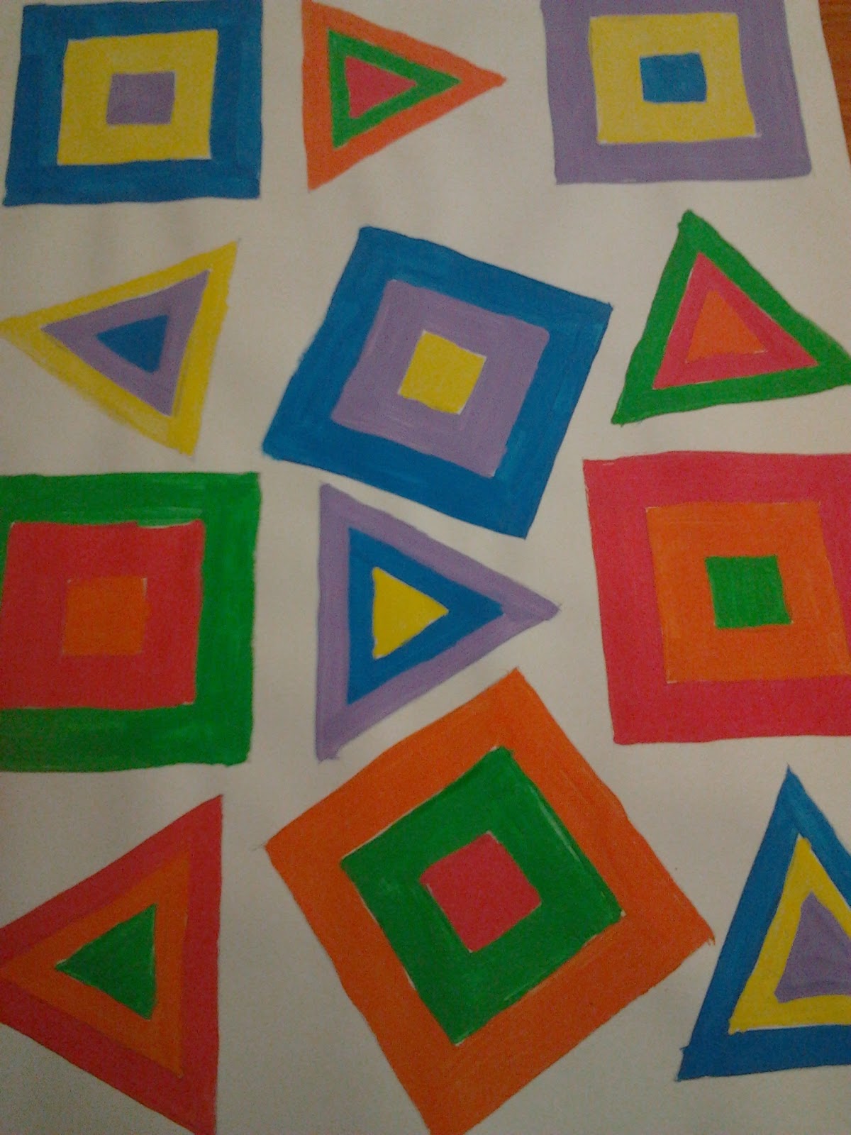 El arte de expresar: 16 De Mayo Lineas y Figuras Geométricas