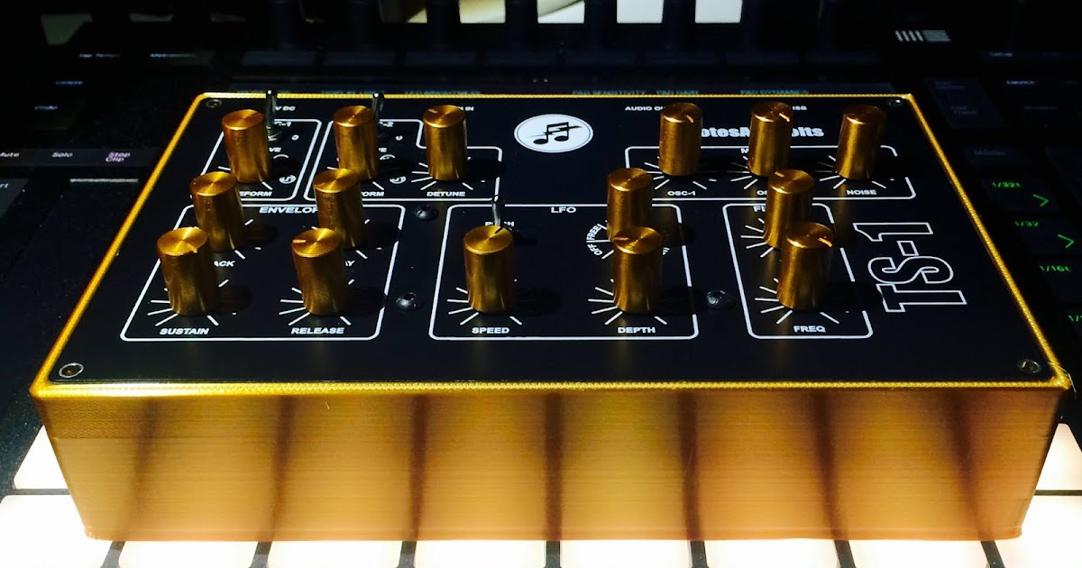Notes and Volts: TEENSY-Synth EXTRA 2: GOLDEN Synth