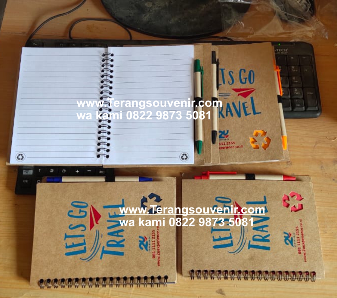 SOUVENIR BUKU MEMO BLOCKNOTE NOTEPAD CUSTOM NOTEPAD POLOS NOTEBOOK ...