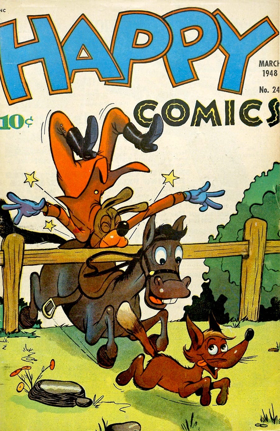 Happy Comics #24 - Frank Frazetta art - Pencil Ink