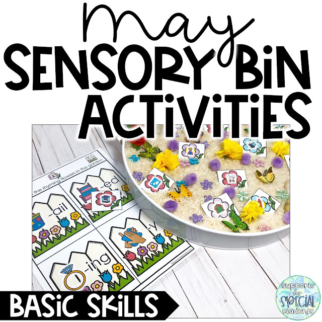 May Sensory Bins - Supports for Special Students