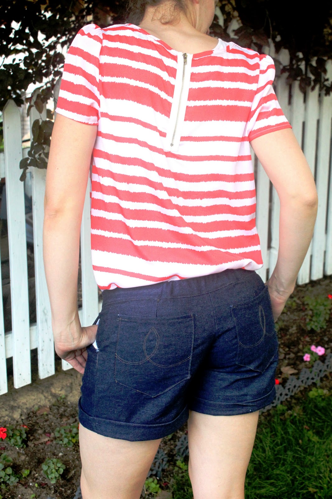 EAT+SLEEP+MAKE: Self-Drafted Jean Shorts