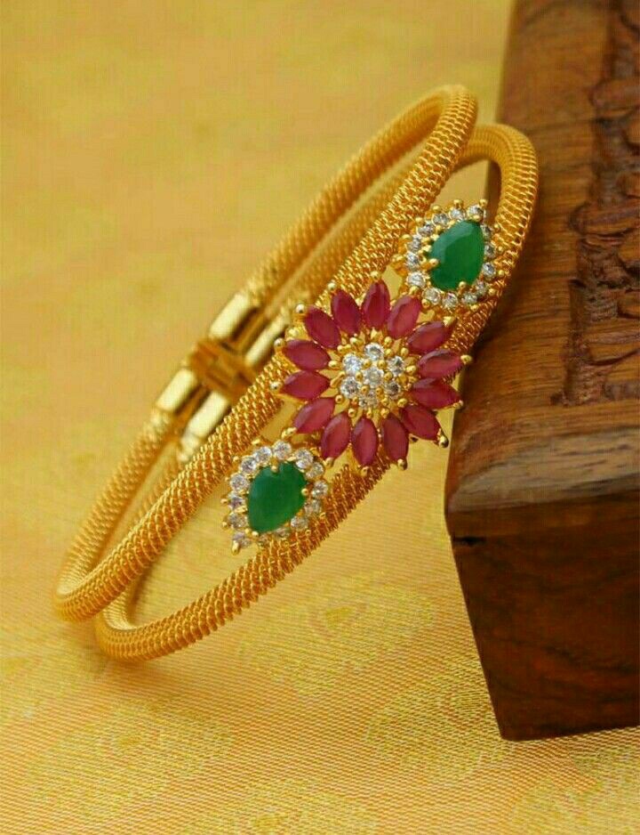 Golden kada bangles