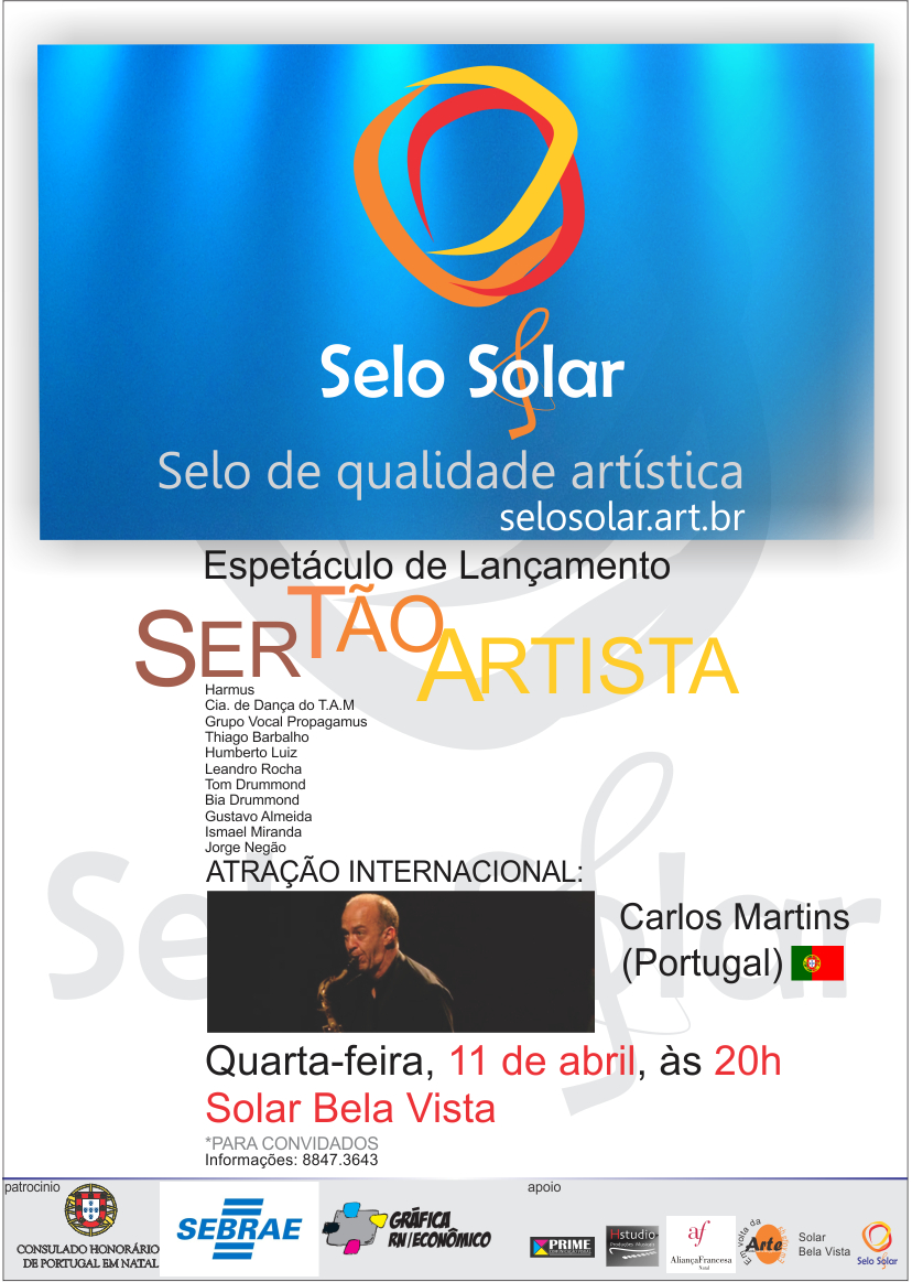 Em volta da arte: LANÇAMENTO DO SELO SOLAR